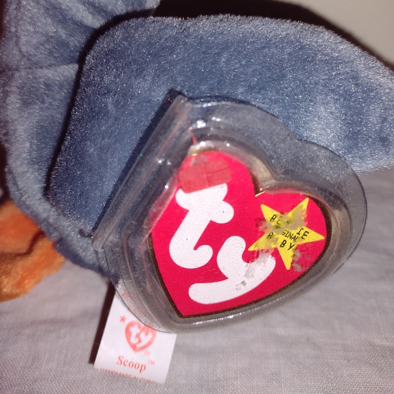 Vintage TY Scoop Pelican 1996. the Beanie Baby Collection. Dob-july 1 ...