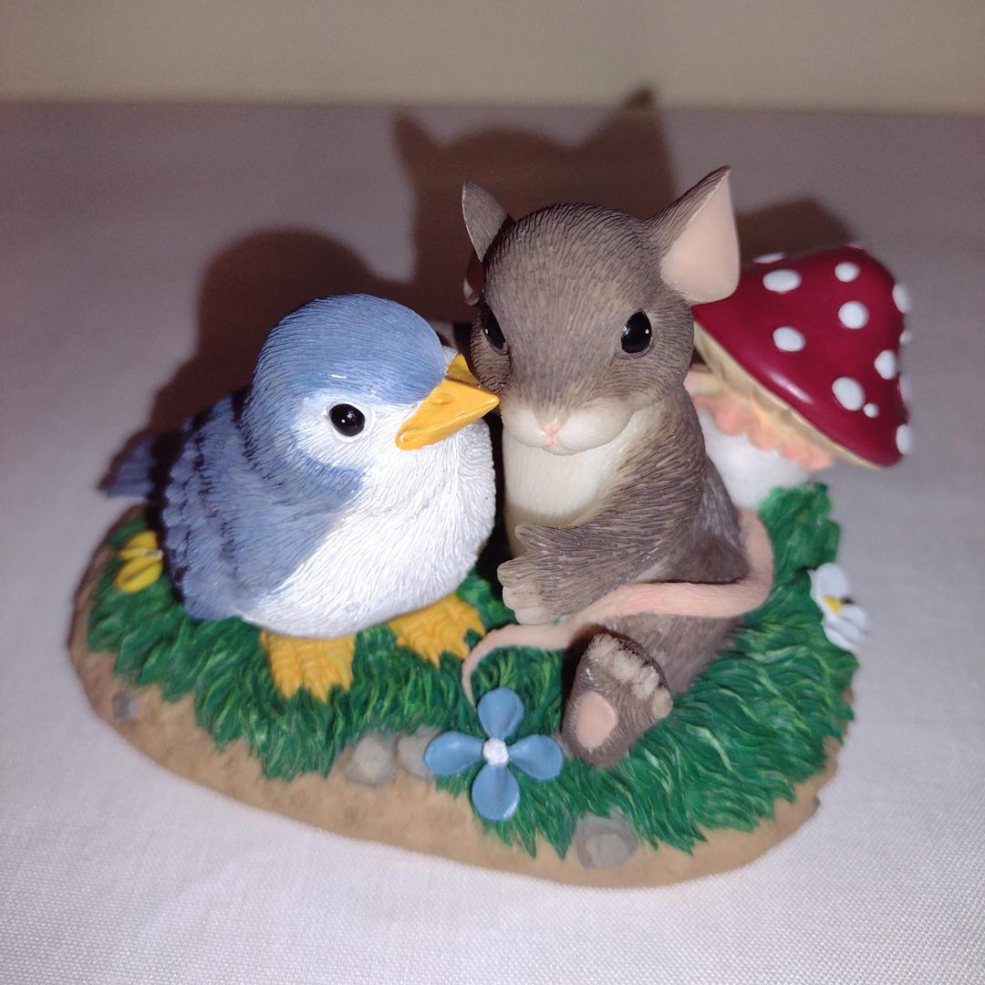 Vintage Charming Tails You're A True Blue Friend Figurine. Limited ...