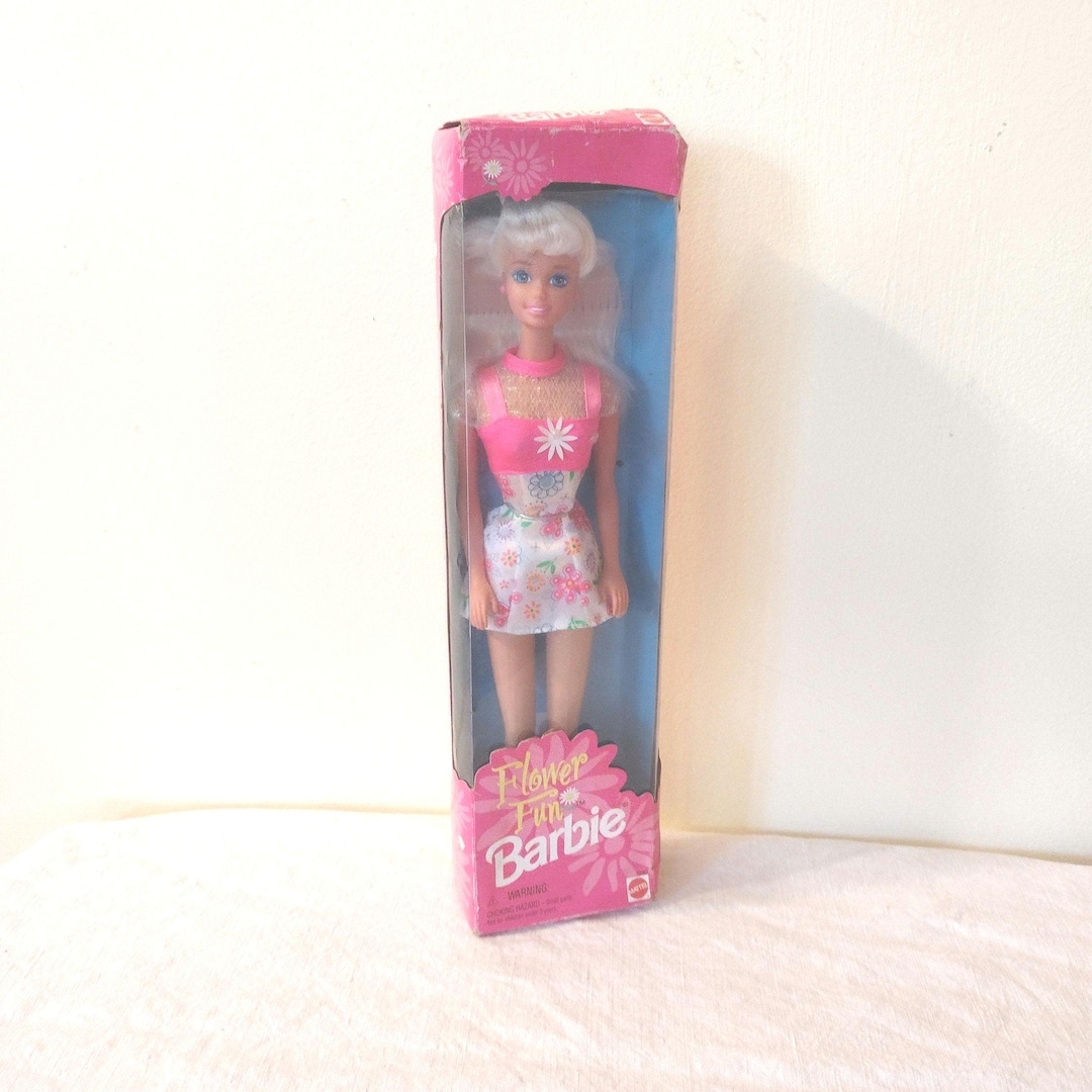 Vintage Flower Fun Barbie Doll 1996-#90245. Made in El Segundo, CA, U.S ...