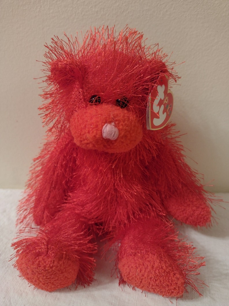 VINTAGE Sizzles-the Punkies Collector TY Red Bear Year 2002. Rare Find ...
