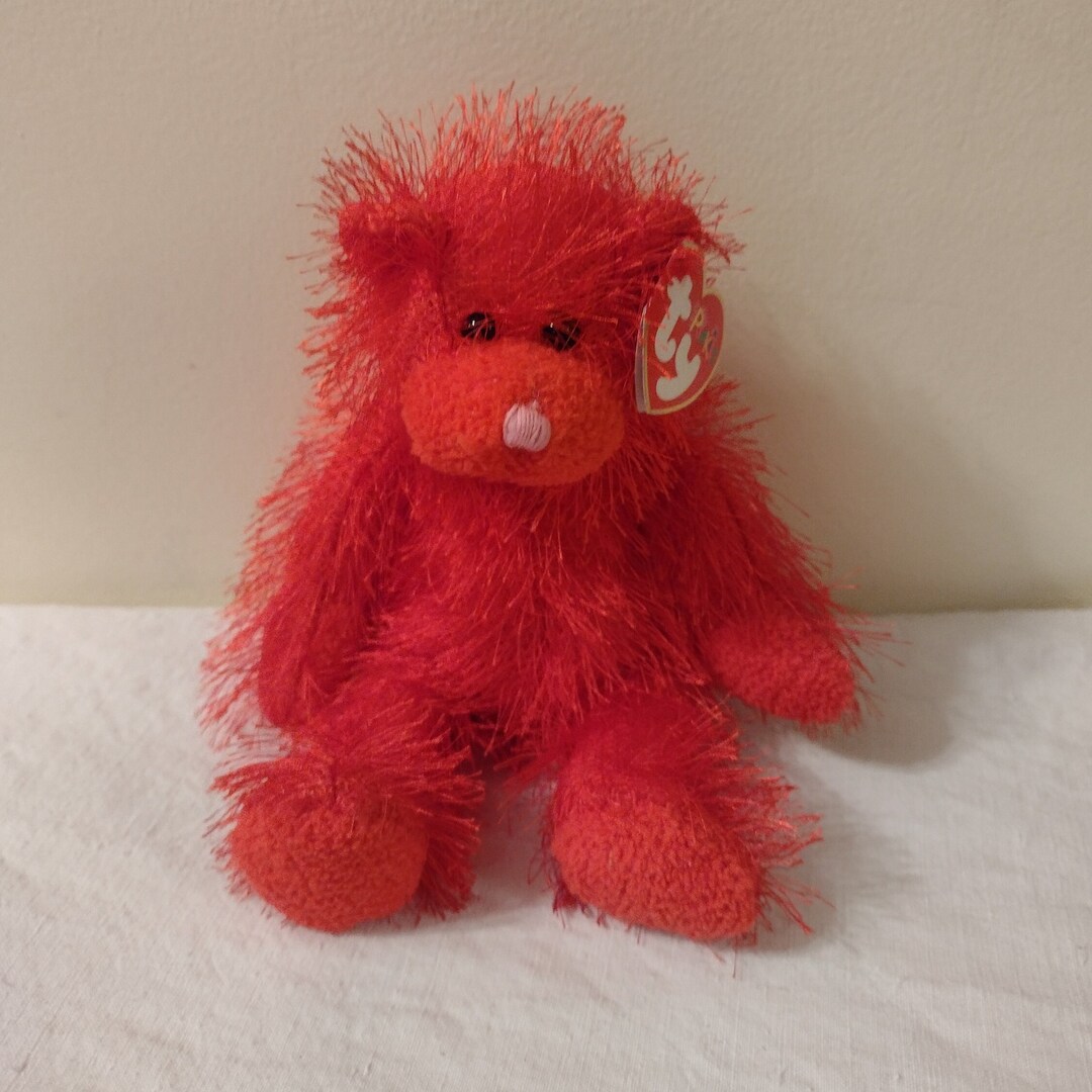 VINTAGE Sizzles-the Punkies Collector TY Red Bear Year 2002. Rare Find ...