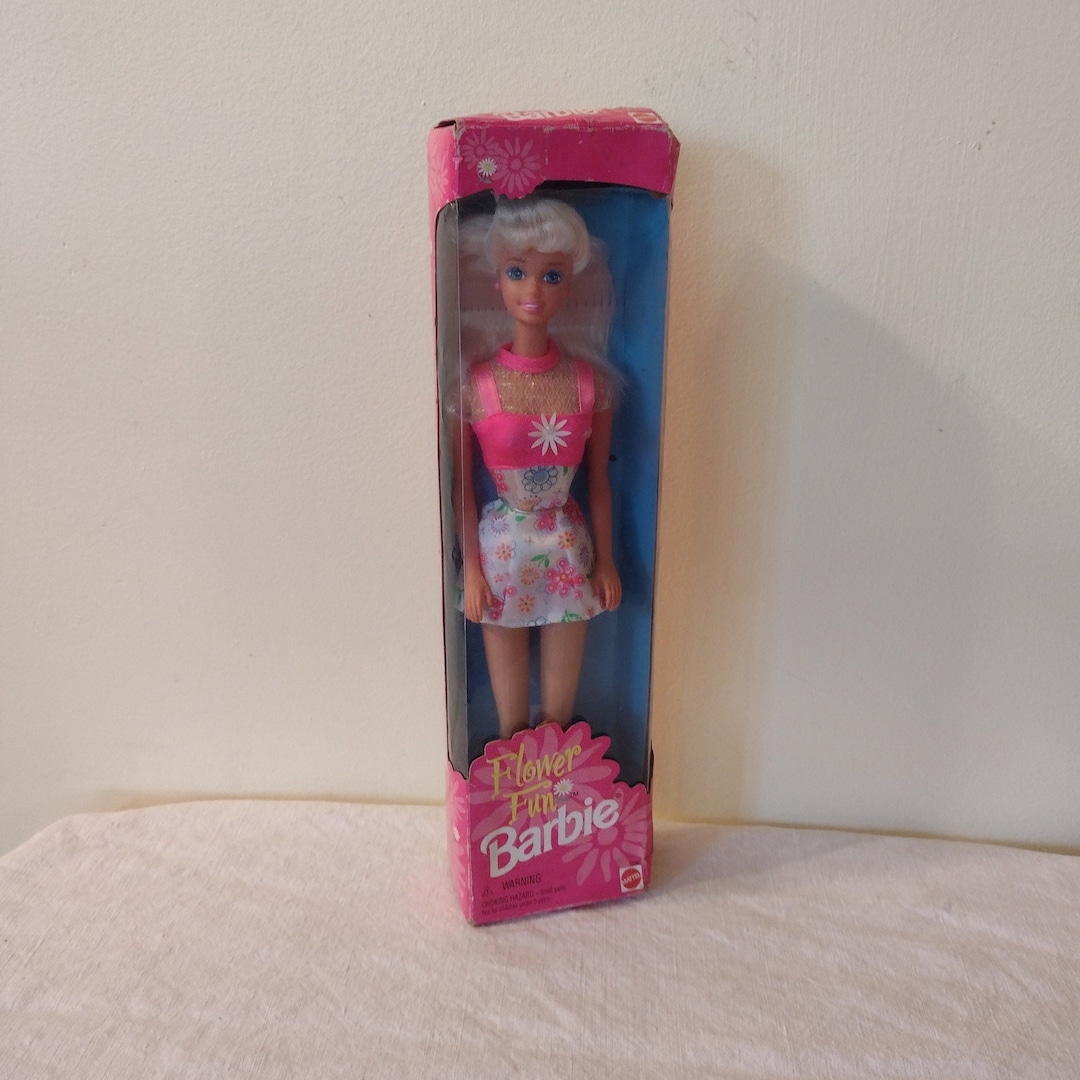 BARBIE Flower Fun Doll. Mattel Doll Made in El Segundo CA - Etsy