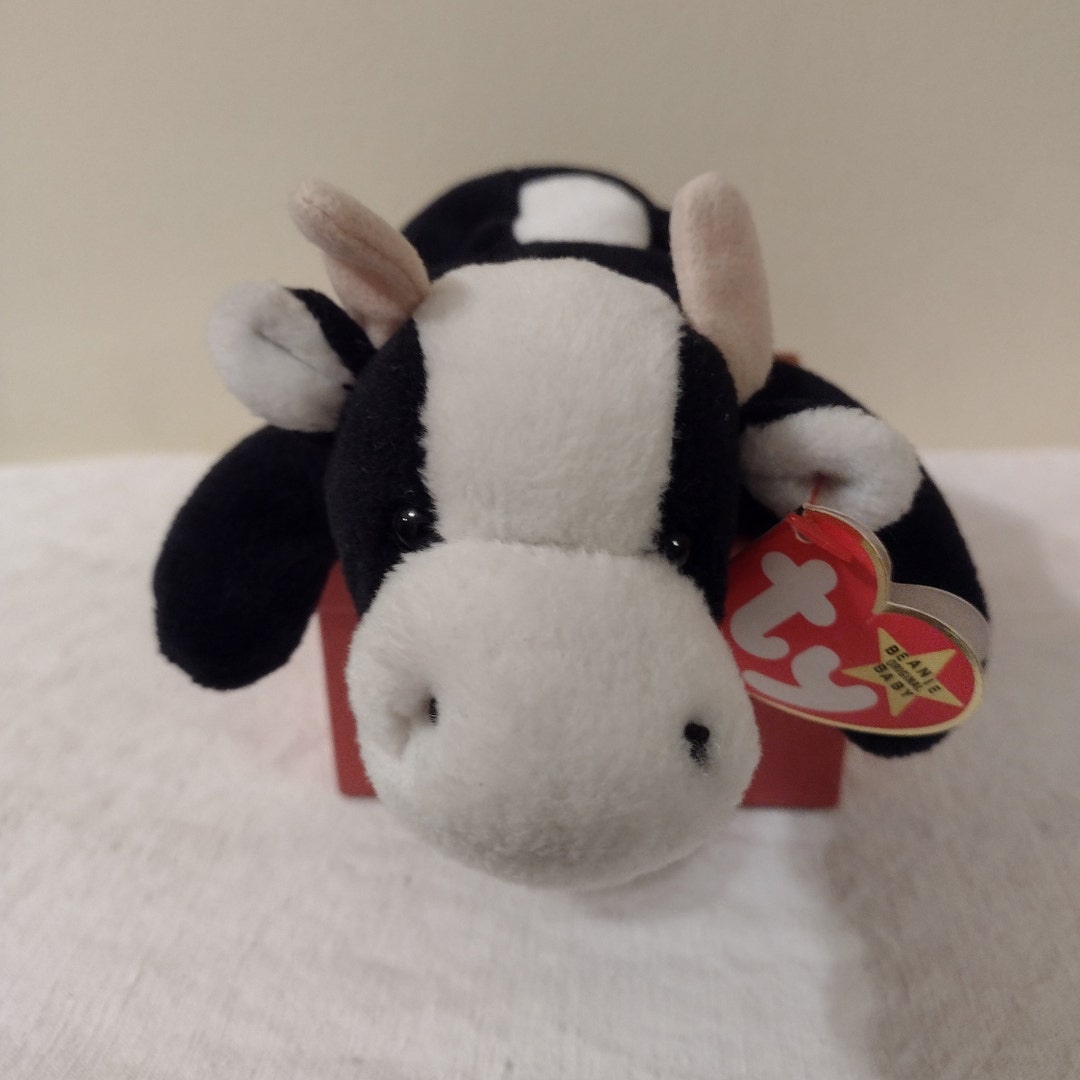 Vintage Daisy the Cow TY Beanie Babies Collection. Retired. DOB-5-10-94 ...