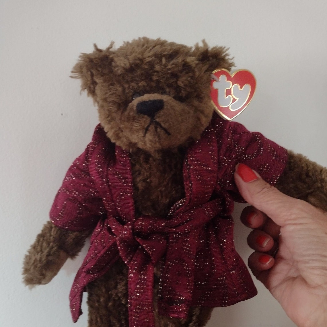 Vintage Tyrone Brown Bear Year 1993. TY Beanie Babies Collector's ...