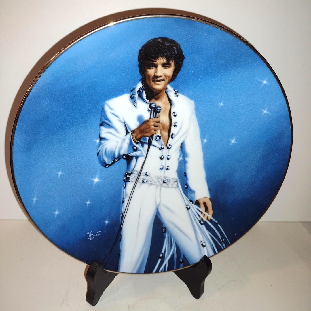 Vintage Elvis Presley Collector's Plate Second Edition Limited # 182 F ...