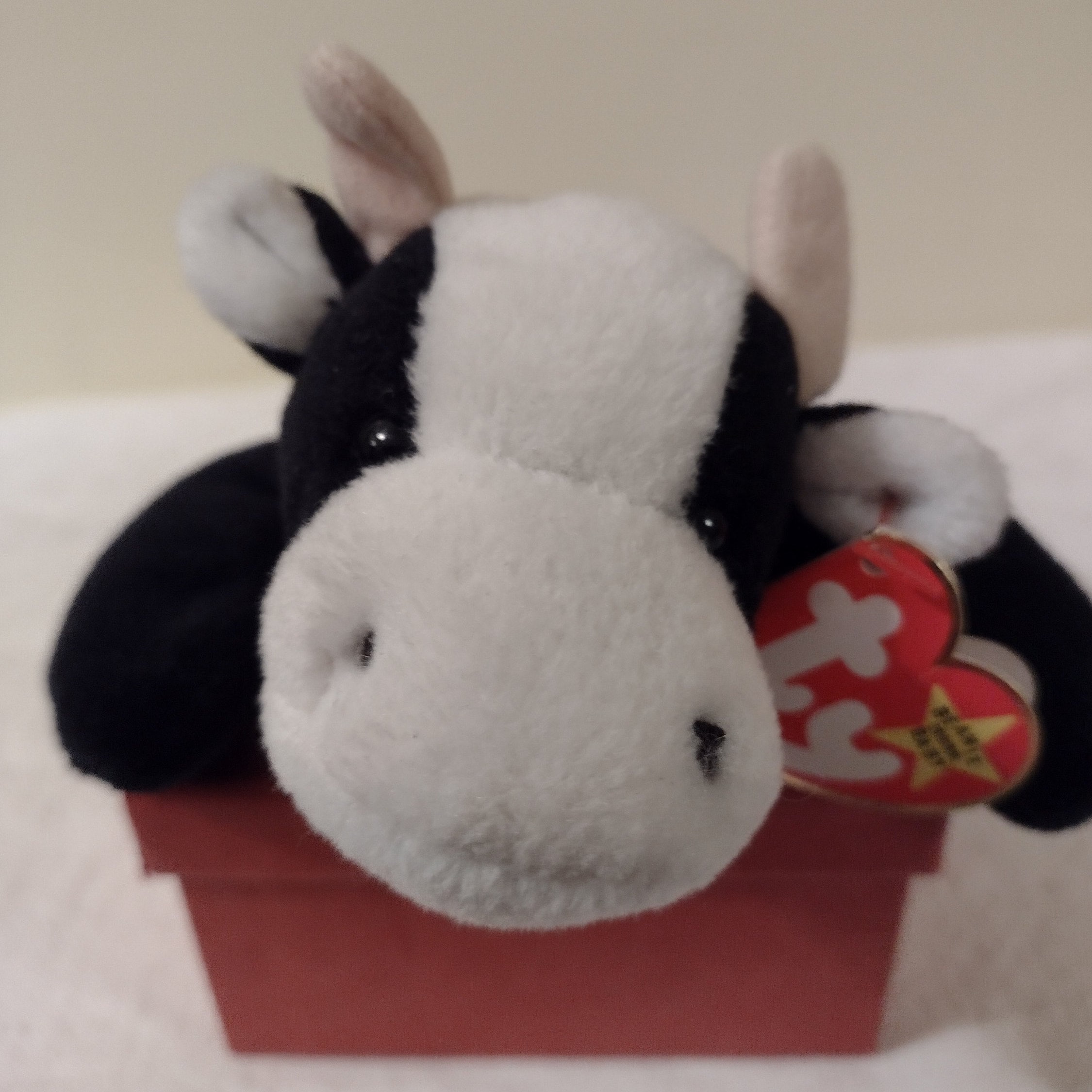 Vintage Daisy the Cow TY Beanie Babies Collection. Retired. DOB-5-10-94 ...