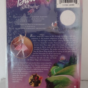 Vintage VHS BARBIE NUTCRACKER Movie 2001. Barbie in Her First Movie ...