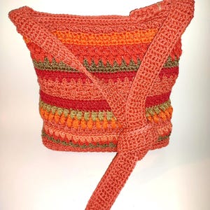 Vintage Crochet the Sak Bag. Size 10x10. - Etsy