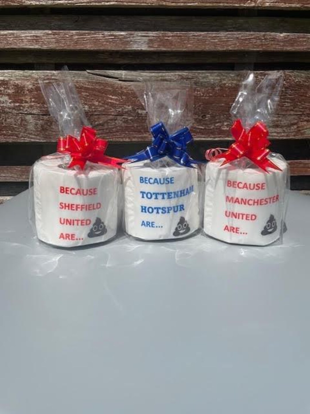 Novelty Football Toilet Rolls Sheffield United, Tottenham Hotspur ...