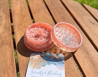 Pink and Gold Rose Cake Themed Herb Grinder - Etsy