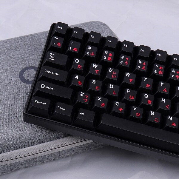 Custom Keycaps Black and Red - Make Your Own Keycaps Black and Red