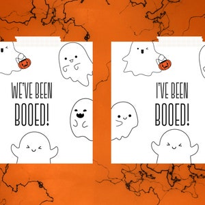 You've Been Booed Printable Halloween I've Been Booed We've Been Booed ...
