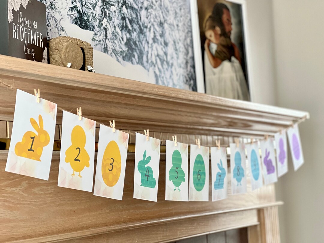 A Christ Centered Easter Advent Countdown - Jesus Resurrection 12 Days ...