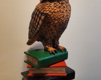 Great Horned Owl Relief Carving - Etsy