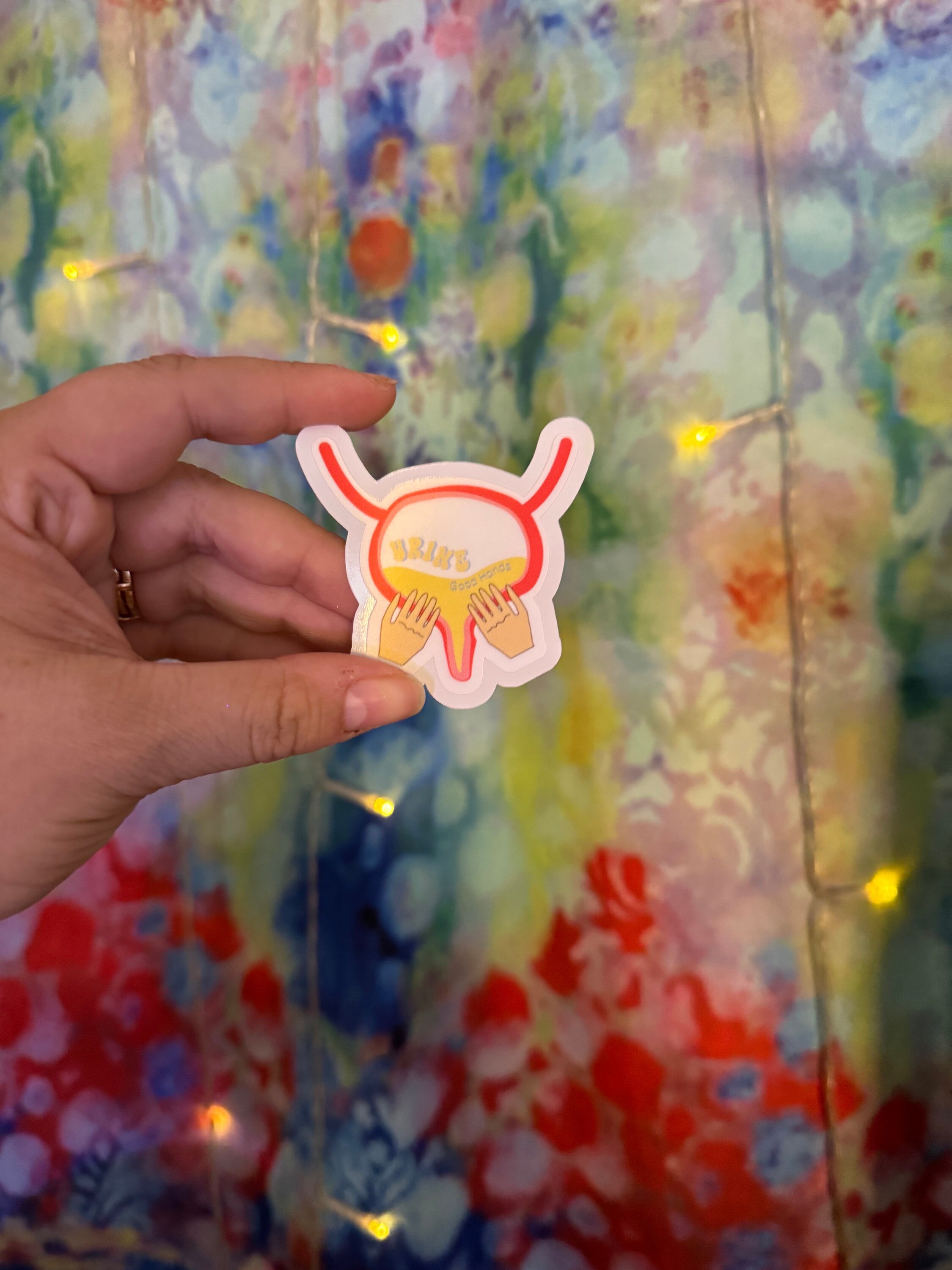 Urine Good Hands Sticker Pun Waterproof - Etsy