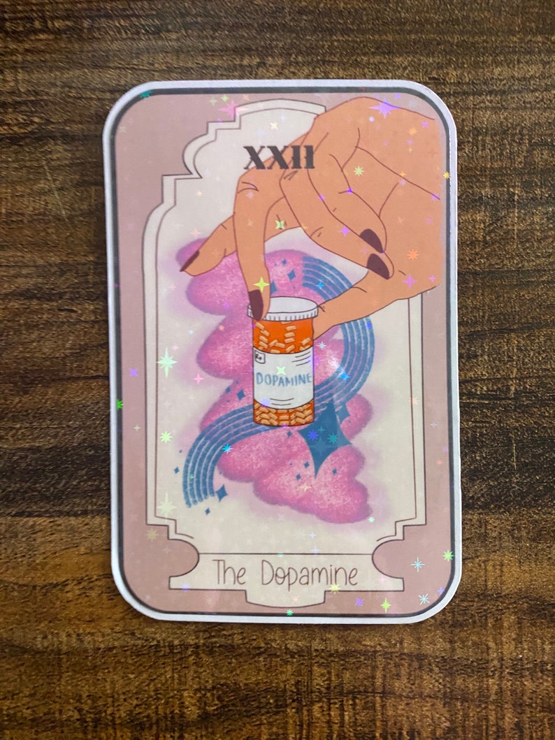 The Dopamine Mental Health Tarot Card - Etsy