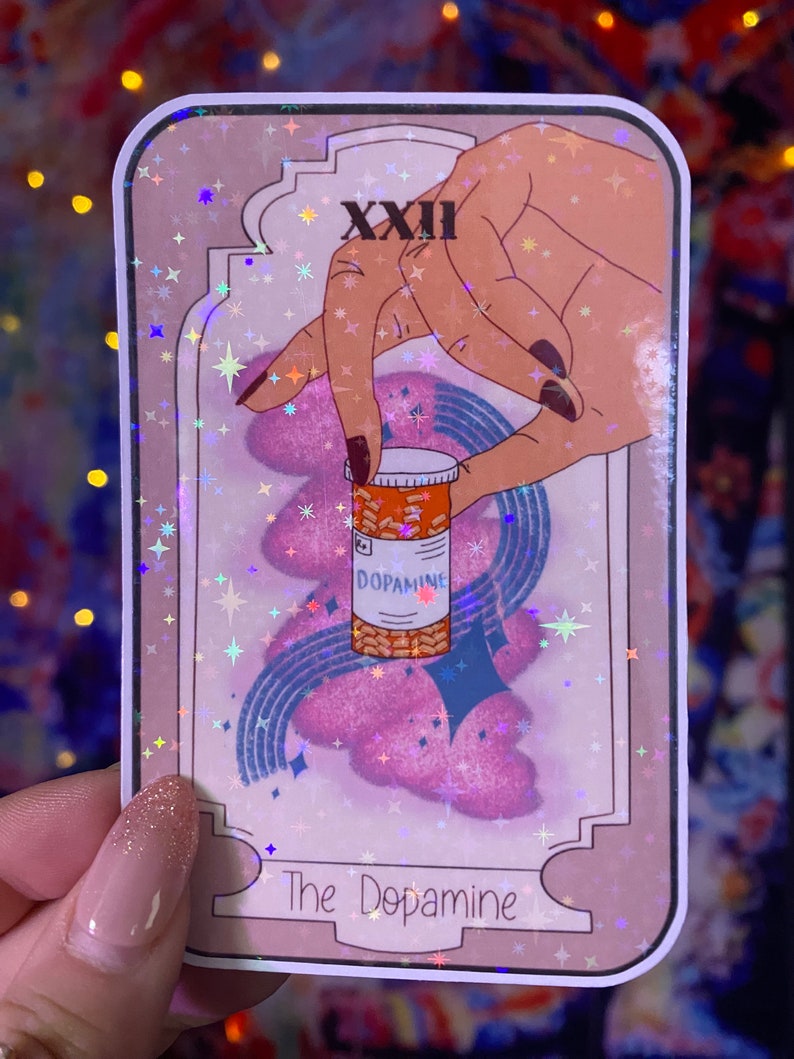 The Dopamine Mental Health Tarot Card - Etsy