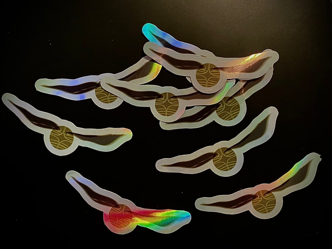 HP Wizarding Hand Drawn Stickers Golden Snitch Sticker - Etsy