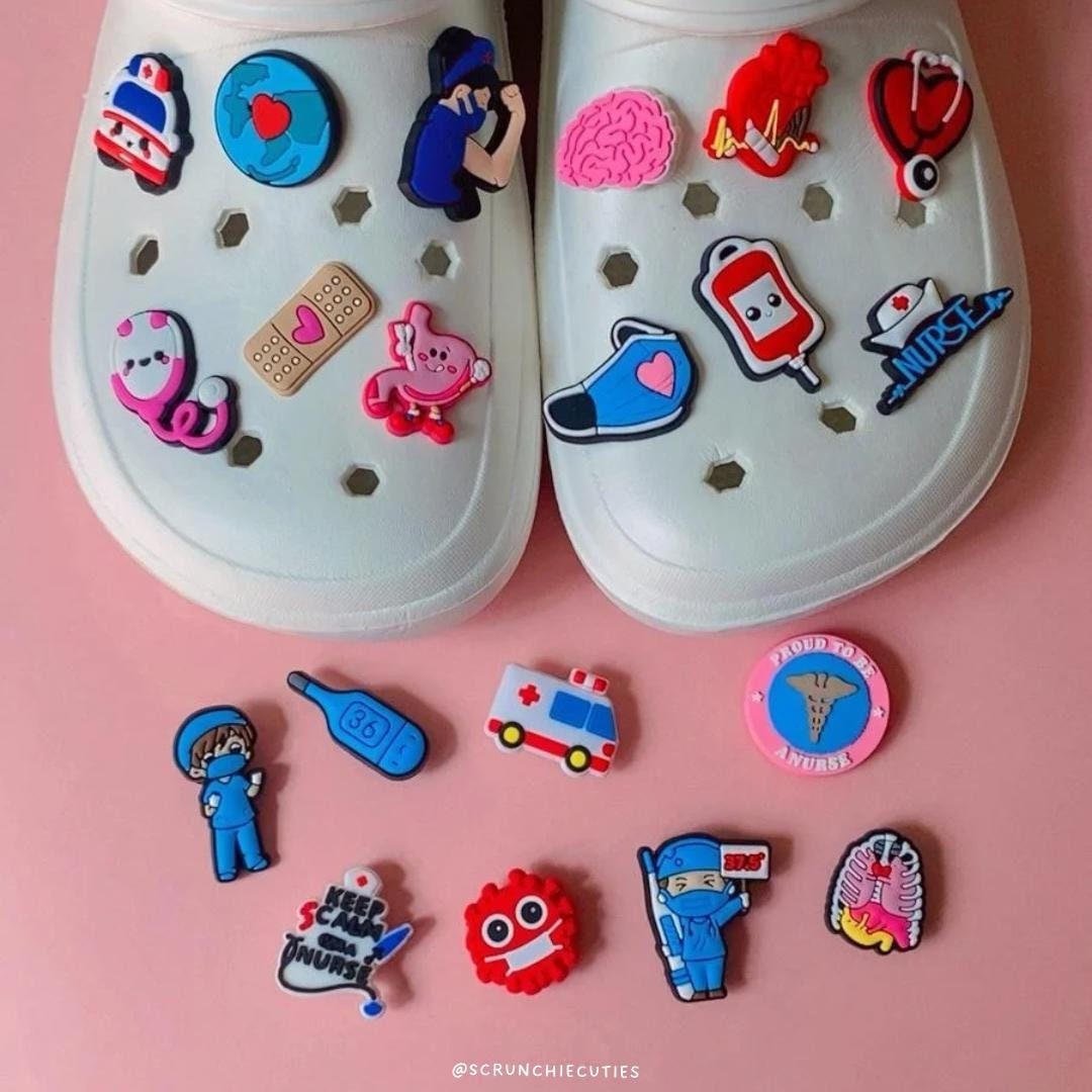 Healthcare Croc Charms Organs Charms Shoe Charms Nurse Crocs NHS Gifts ...