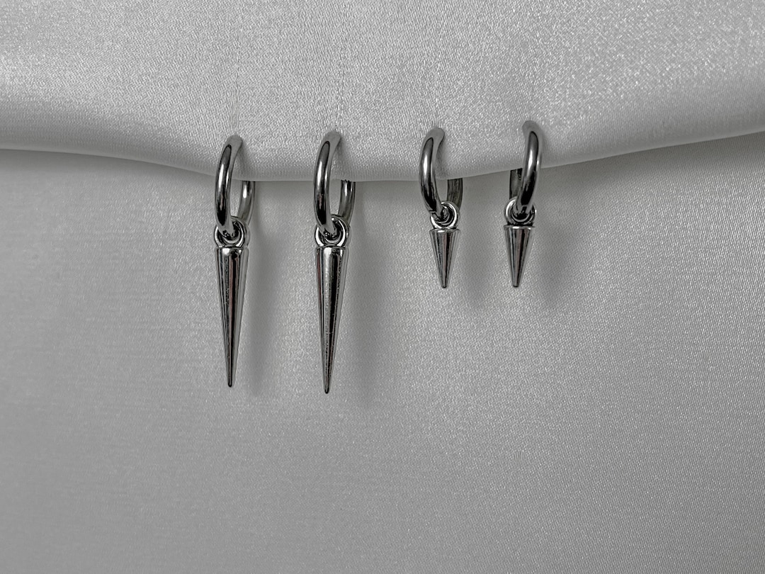 Little Spike Earrings Grunge Jewelry Hypoallergenic Y2k Alt Goth Edgy ...