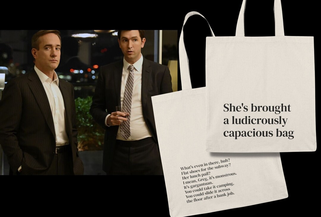 Ludicrously Capacious Bag HBO Succession Quote Canvas Tote Bag - Etsy