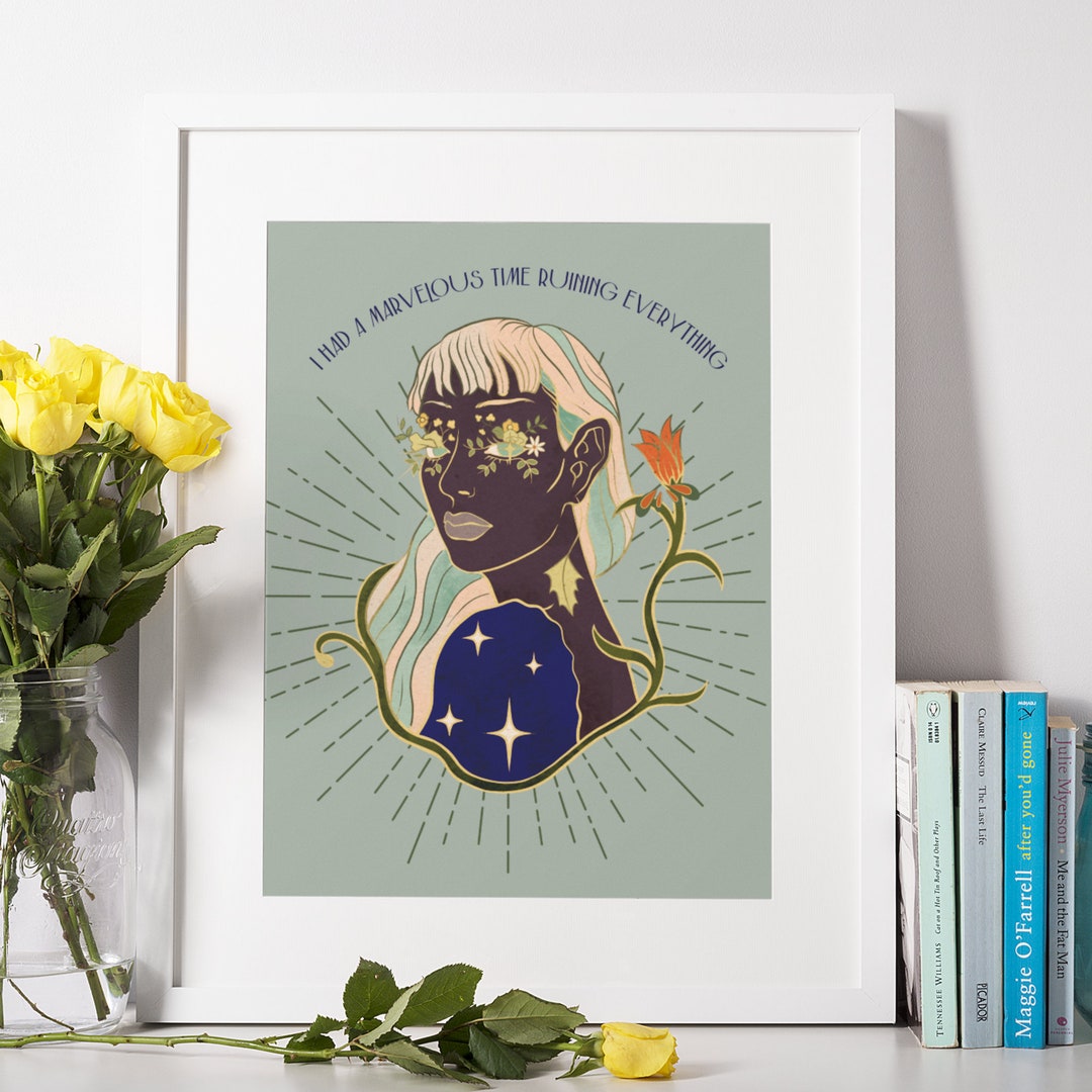 Cartel de folclore de Taylor Swift / Pasé un tiempo maravilloso ...