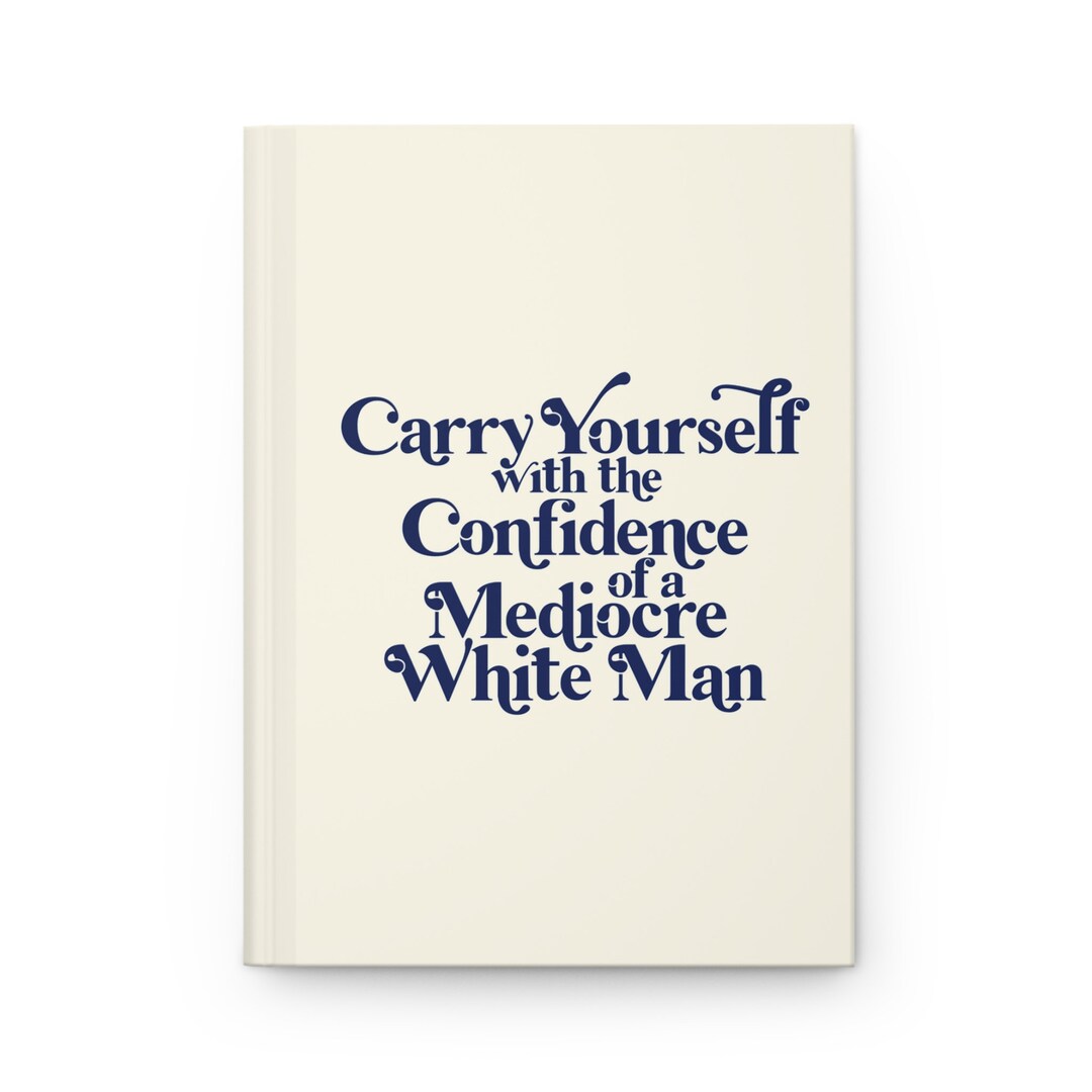 Confidence Navy and Beige Journal - Etsy