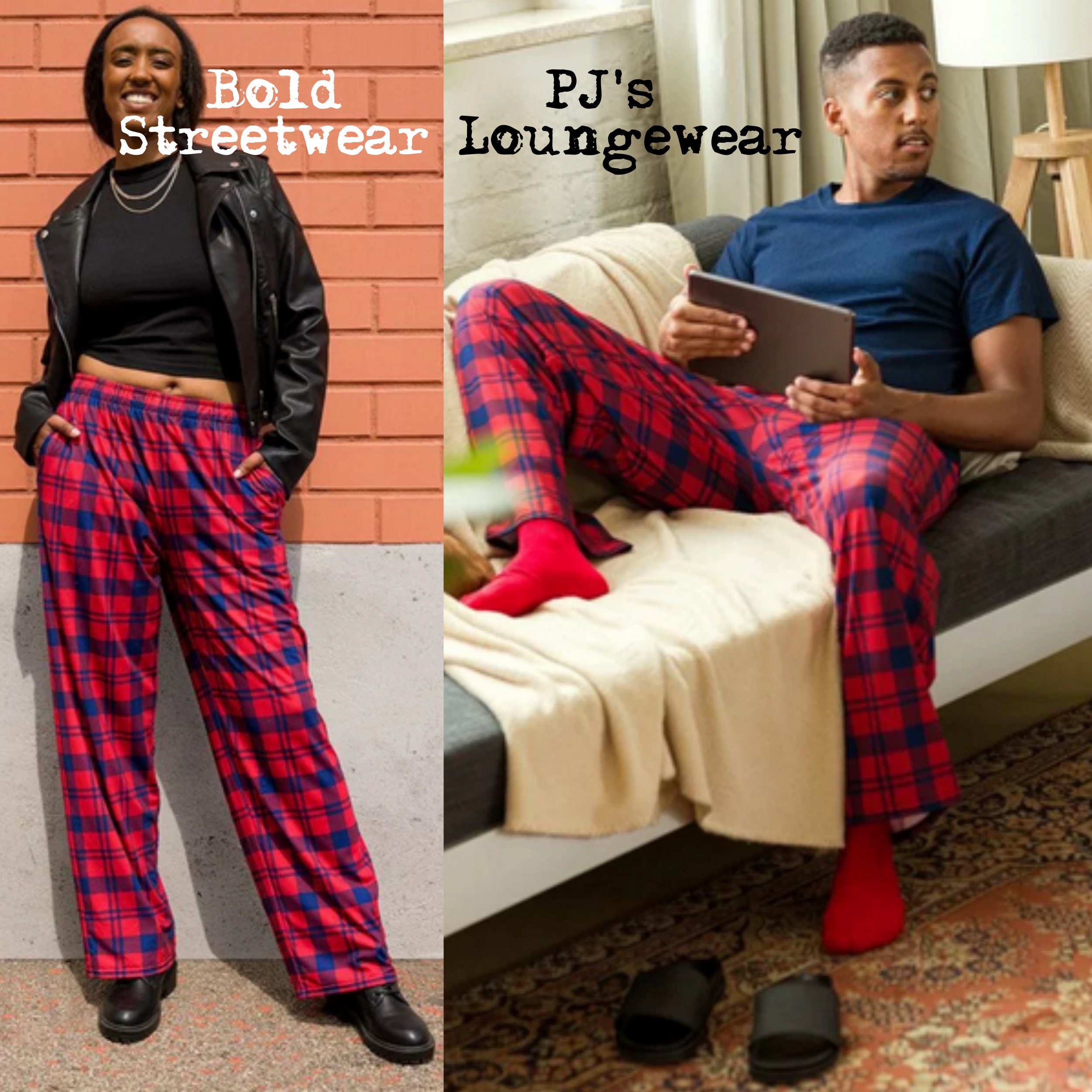 Carnival Circus Striped Unisex Wide Leg Pants Trousers. Sizes 2XS to ...