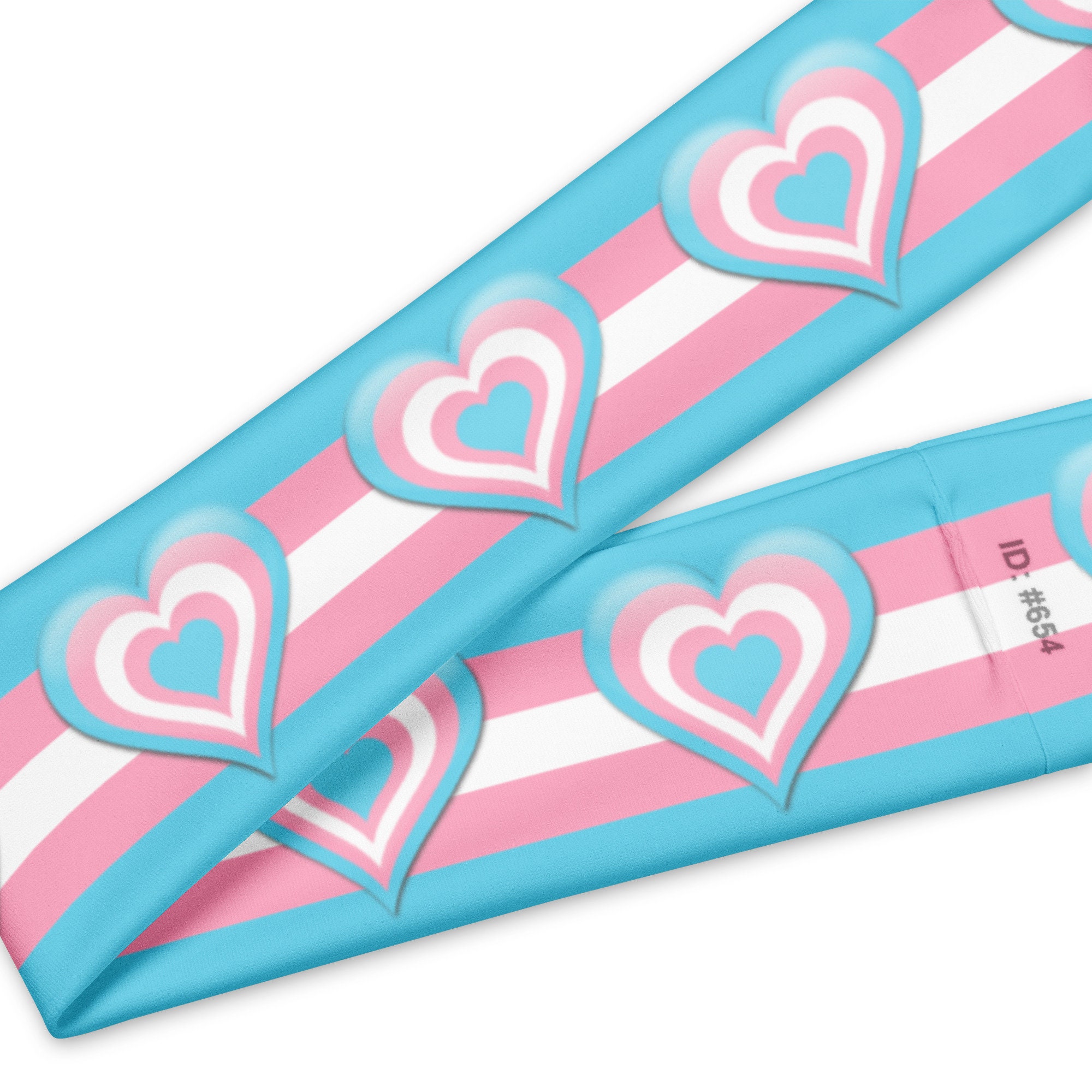 Transgender Pride Flag Headband With Hearts LGBTQ Pride Month - Etsy
