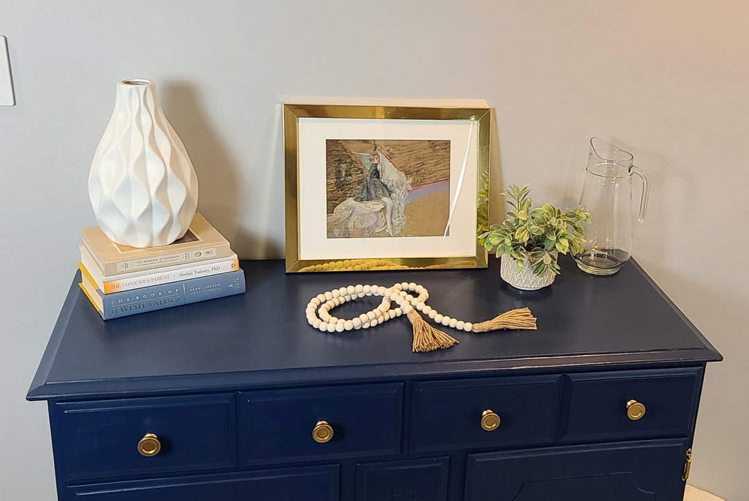 SOLD - Vintage Blue Console/sideboard - Etsy