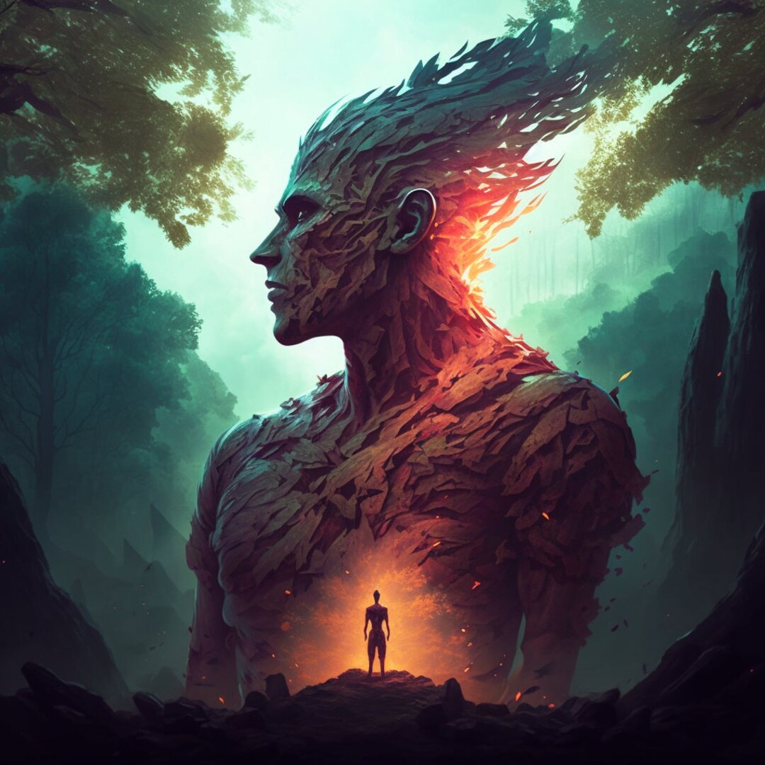 The Element of Fire Digital Printing the Element Fire - Etsy