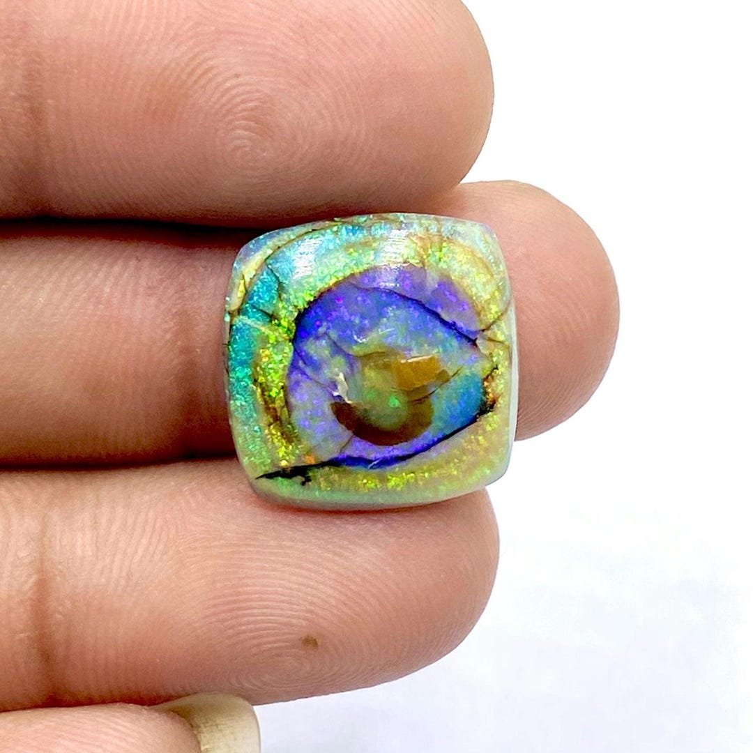Sterling Opal Cabochon...fire Opal Cabochon...handmade Gemstone ...