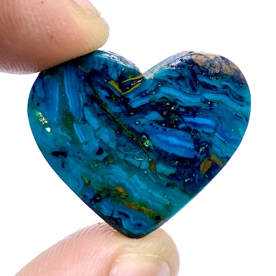 Beautiful Blue Opalina Cabochon... Peruvian Blue Opalina Gemstone ...