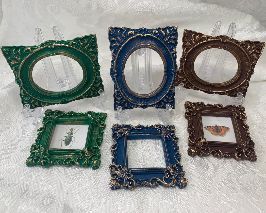 Vintage Miniature Plaster Handmade Frames With Gilding SET OF - Etsy