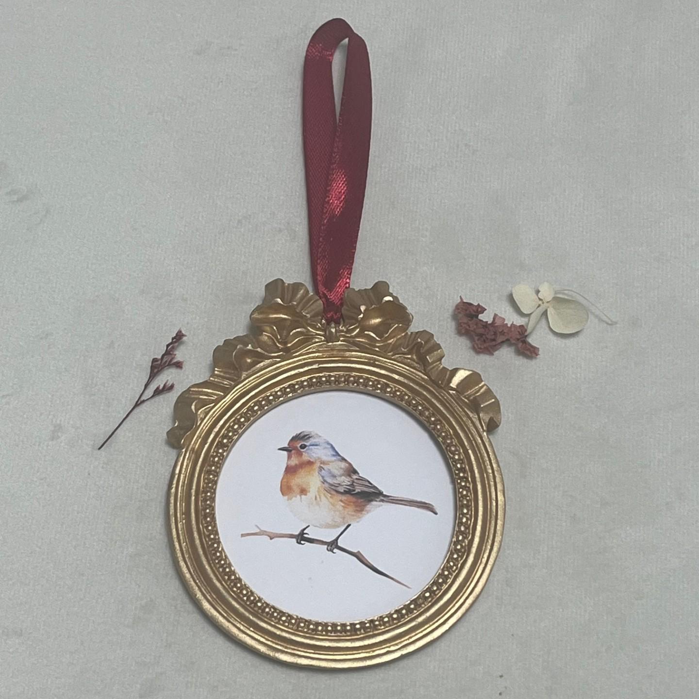 Miniature Round Plaster Frame in 6 Metallic Colours - Etsy