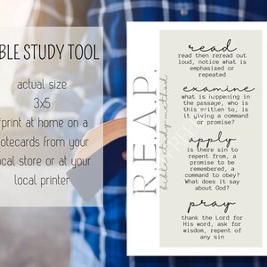 Bible Study Method, Christian Study Tools, Reap Bible Study Tools ...