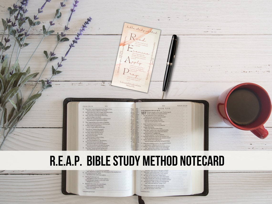 Bible Study Method, Christian Study Tools, Reap Bible Study Tools ...