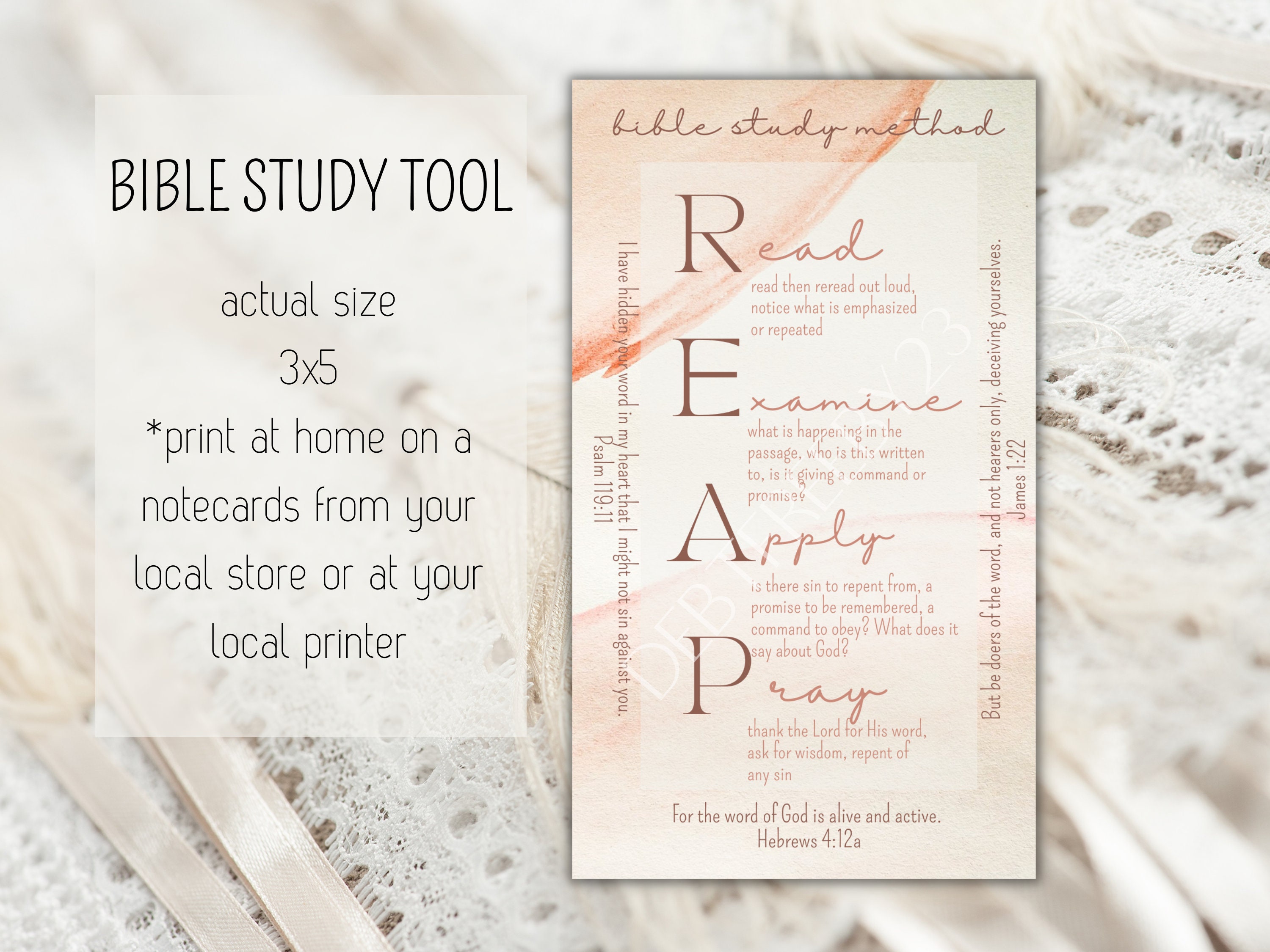 Bible Study Method, Christian Study Tools, Reap Bible Study Tools ...