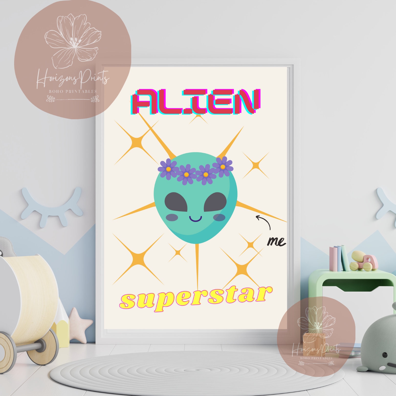 Alien Superstar Wall Art | Beyonce Renaissance Premium Matte Vertical ...