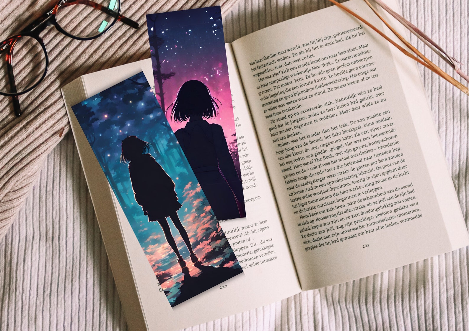 Anime Bookmark Printable, Japanese Gifts, Printable Bookmarks, Kawaii ...
