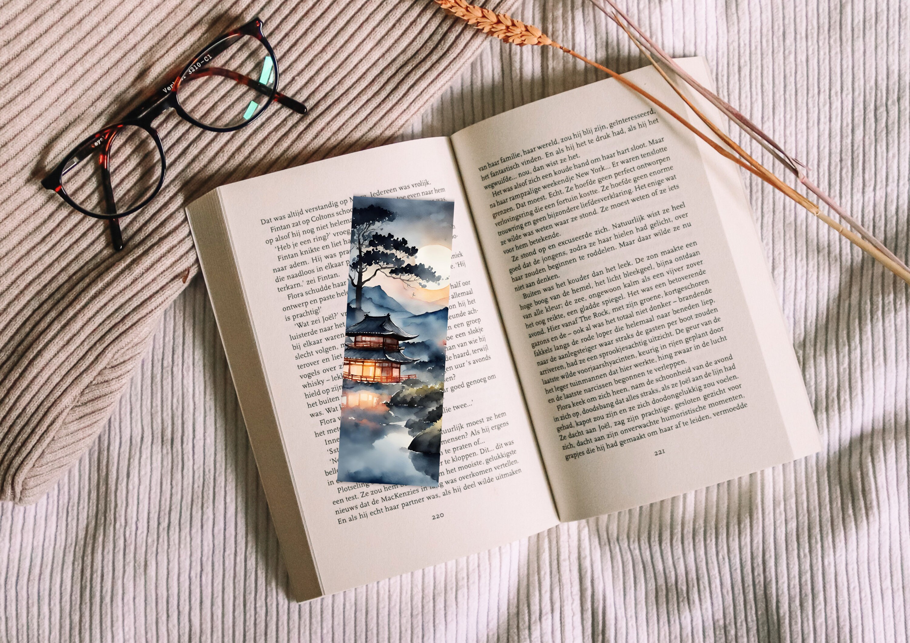 Japanese Landscape, Printable Bookmarks, Japan Edo Culture, Printable ...