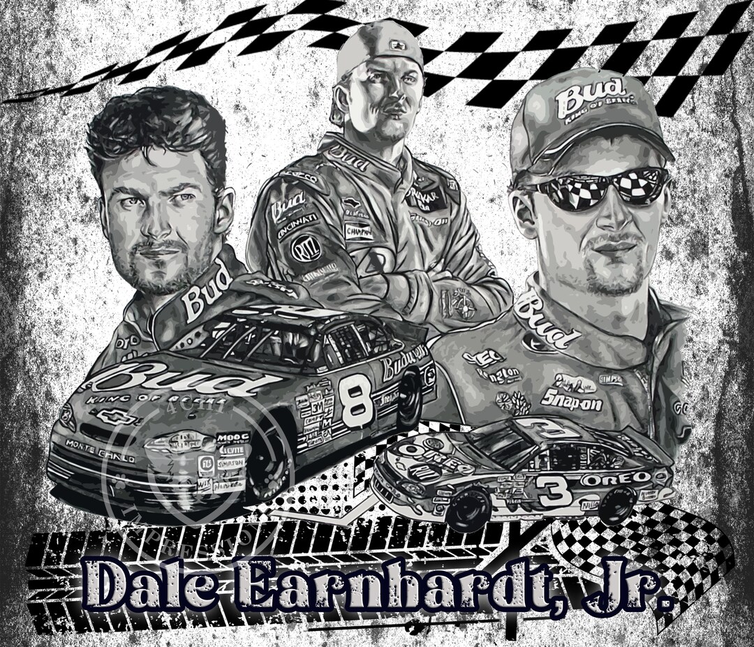 Dale Earnhardt, Jr. Sublimation Digital Design for Tumblers and Shirts ...