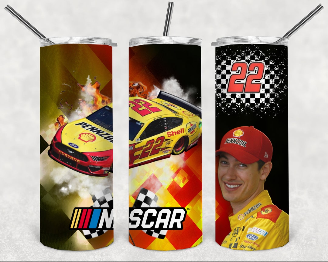 Joey Logano One of NASCAR Most Popular Drivers 20 Oz - Etsy
