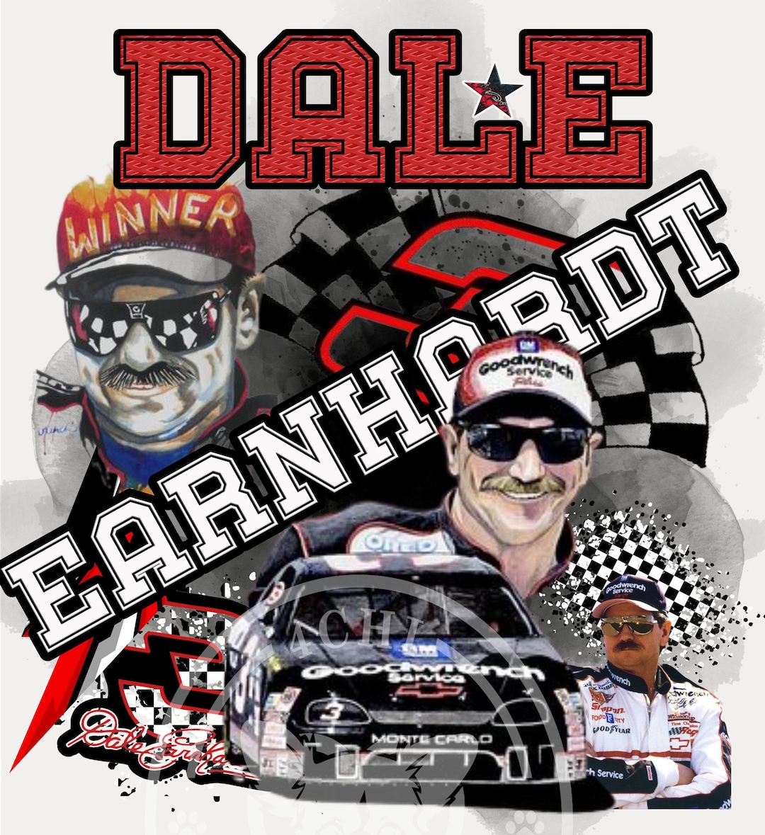Dale Earnhardt PNG Archivo digital para sublimación en camisetas y más ...