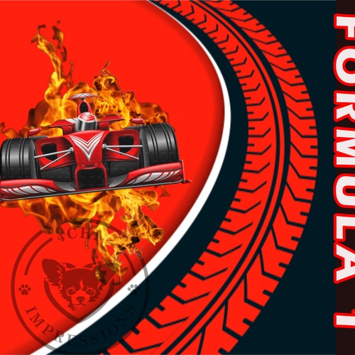 Formula 1 20oz Skinny Tumbler Sublimation Design for - Etsy