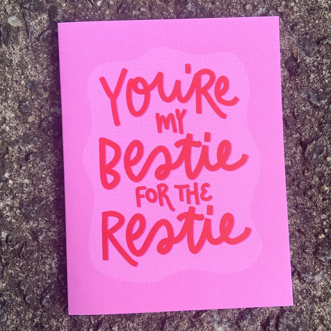 Bestie for the Resties Best Friend Card BFF - Etsy