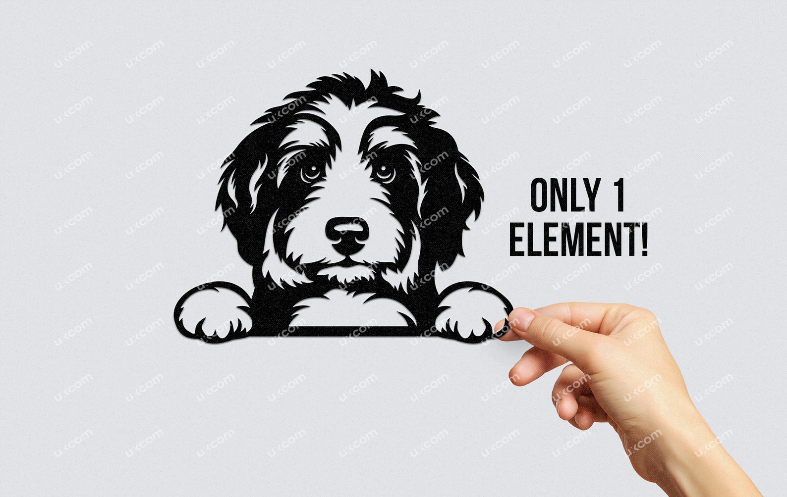 Bernedoodle Peeking Bernedoodle Svg Commercial Doodle Mom Bernadoodle ...
