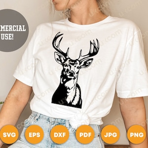 Deer Svg Deer Laser Cut File Cricut Deer Animals Cute Deer Daniel ...