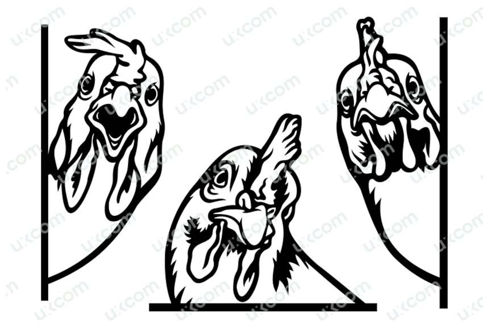 Chicken Svg Funny Set Commercial Chicken Farm Hen Logo Love - Etsy