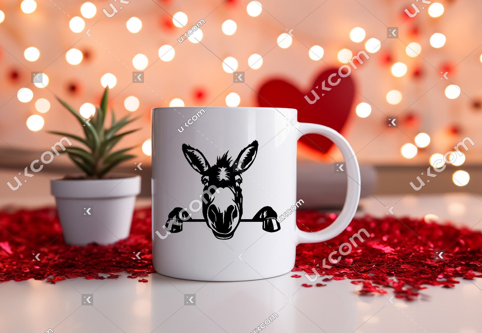 Donkey Svg Peeking Donkey Cricut Cut File Funny Donkey Commercial Eps ...